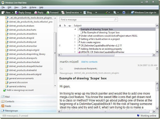 Trevor Unlocked: Review: Windows Live Writer(Beta) & Windows Live Mail ...